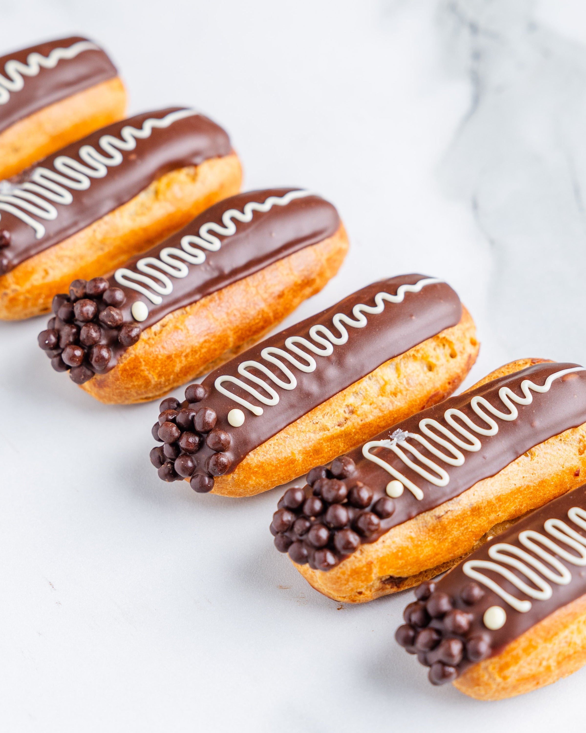 Mini Chocolate Eclairs (6 units ) | Dana Patisserie